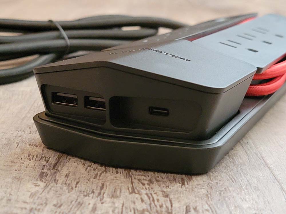 Monster Vertex Surge Protector is a Versatile Power Strip with a ...